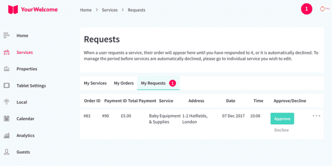 How To Approve Requests - YourWelcome Support