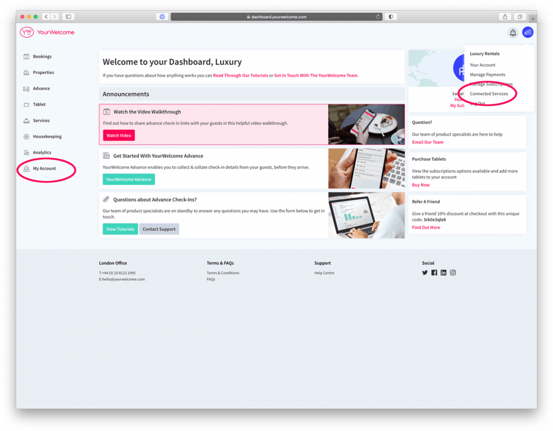 OwnerRez - YourWelcome Support