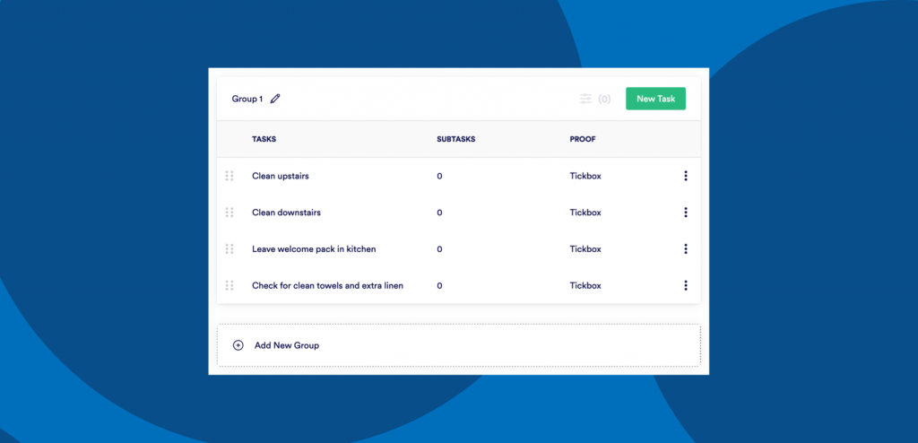 Lista agrupada - YourWelcome Support