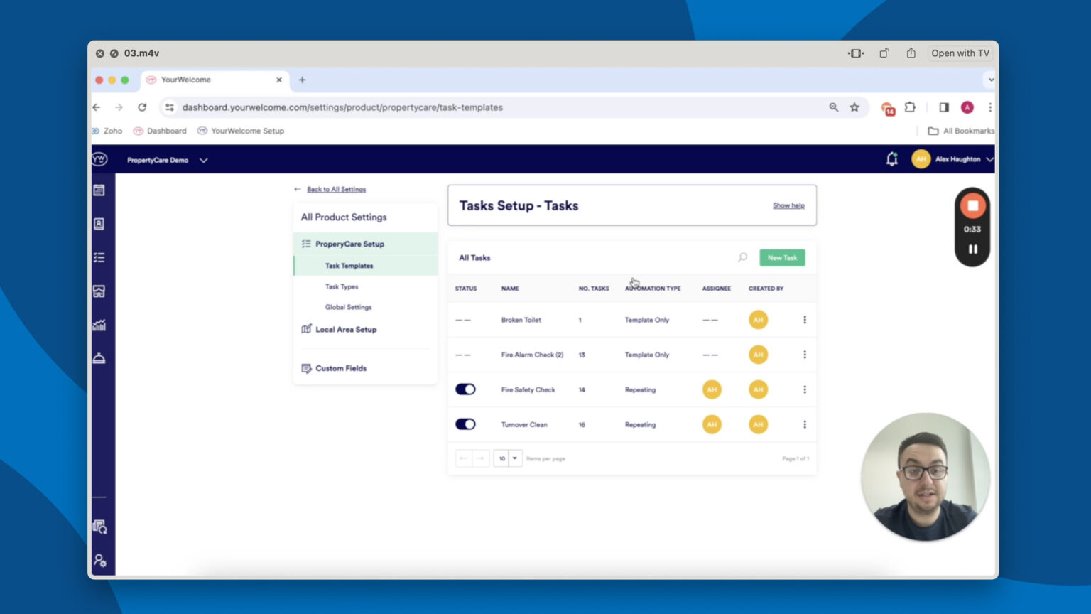 PropertyCare Video Guides - YourWelcome Support